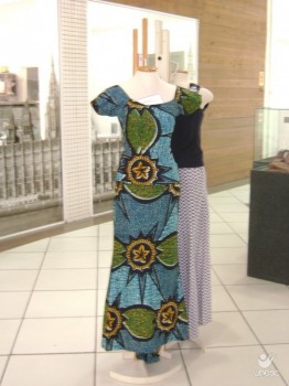 Exposição de trajes angolanos no Criciúma Shopping até 5ª. feira